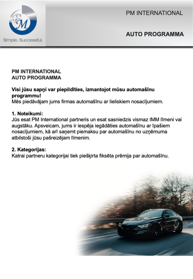 Fitline-online - Auto programma